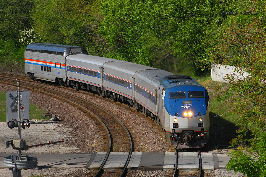 Eastbound Amtrak Missouri River Runner Train #316